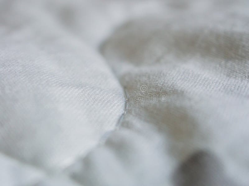 Fabric Texture with Stitched Thread Close-up Macro Selective Focus ...