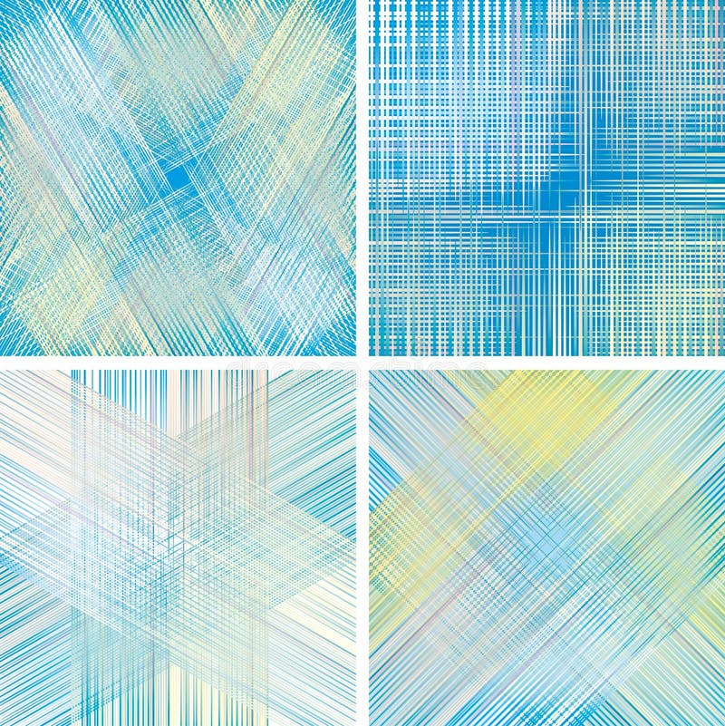 Fabric Texture. Weave Colorful Threads Stock Illustration ...