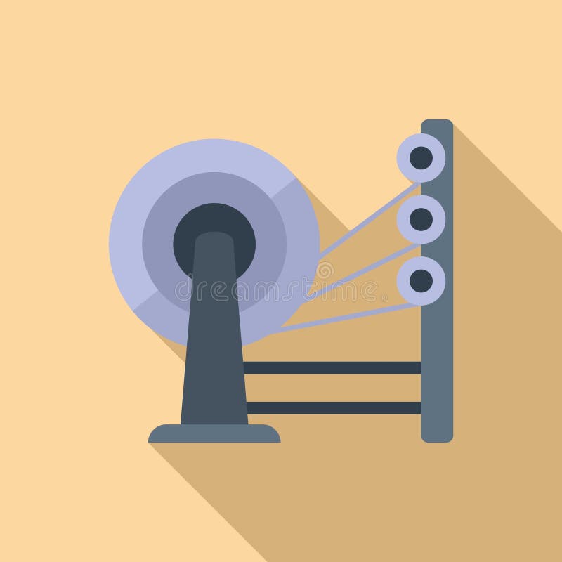 Fabric Thread Icon Flat Vector. Cotton Sewing Stock Vector ...