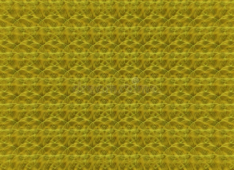 Fabric and Tile Pattern with Different Types of Shapes in Gold Color ...