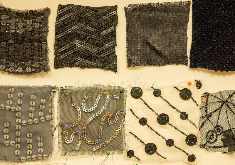 Fabric trim textures stock photo. Image of silver, fabric - 83672028