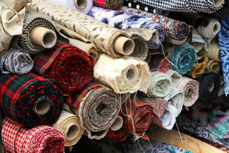 Fabric tubes stock image. Image of textile, material - 25845323