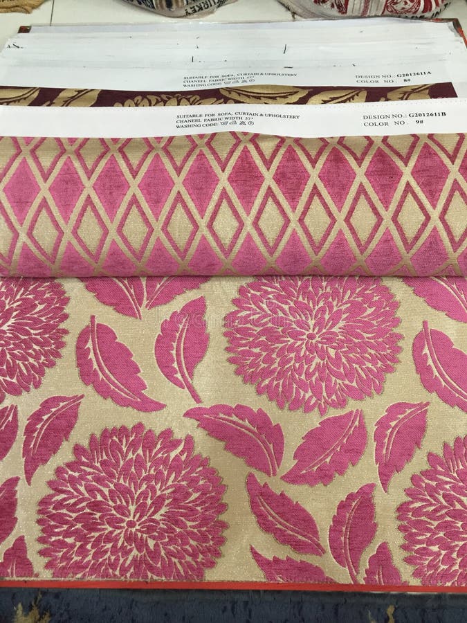 Fabric upholstery design editorial photography. Image of pink - 96364172