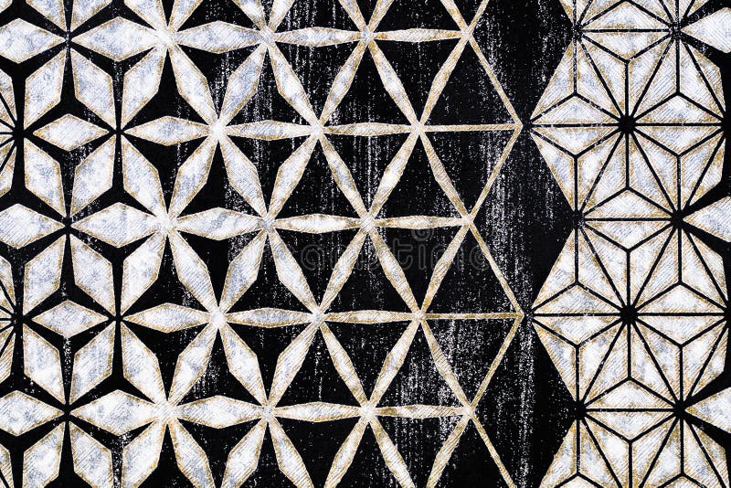 Fabric Vintage Wallpaper Background Texture with Repeat Pattern Stock ...