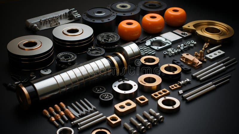 Fabrication Components stock illustration. Illustration of steel ...