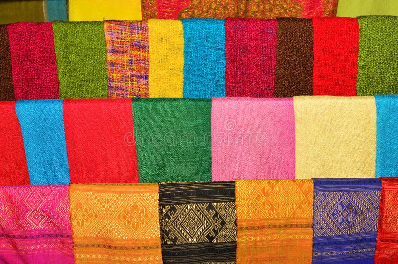 Fabrics stock photo. Image of color, handmade, design - 22081566