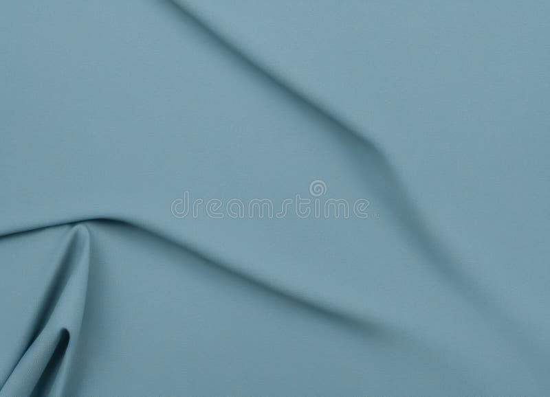 Azure Color Fabrics with Folds. Generated with Ai Stock Illustration ...