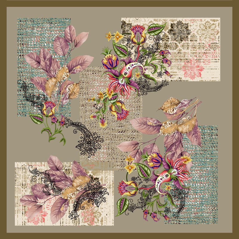 Fabrics creative design stock illustration. Illustration of fabric ...