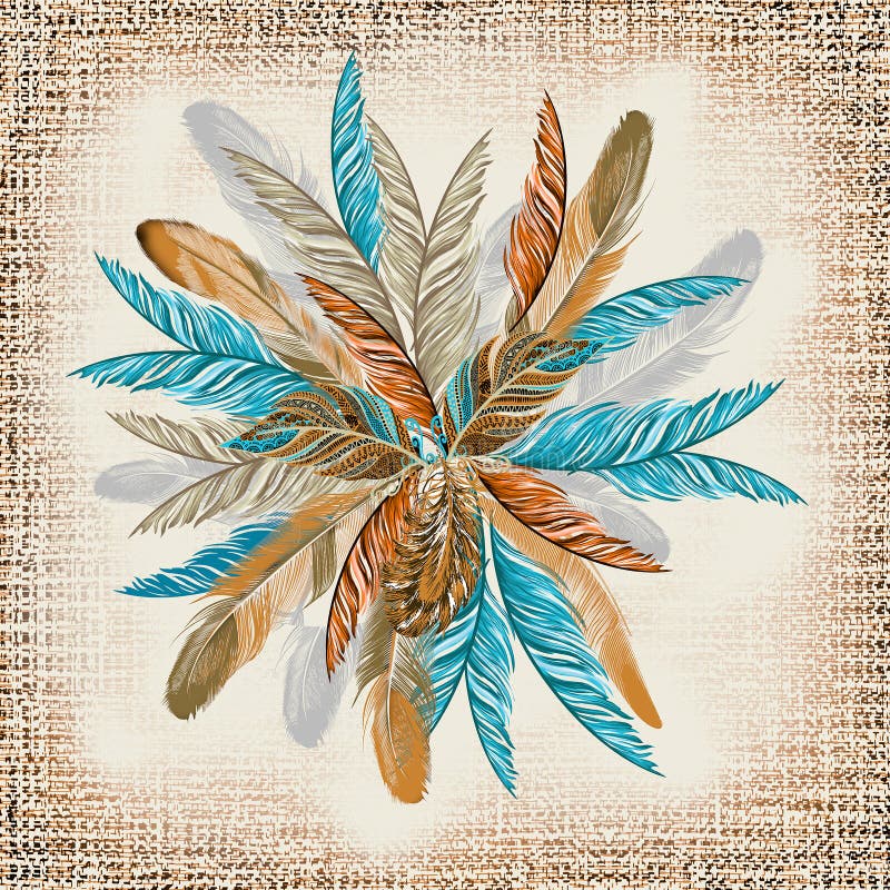 Fabrics creative design stock illustration. Illustration of decor ...