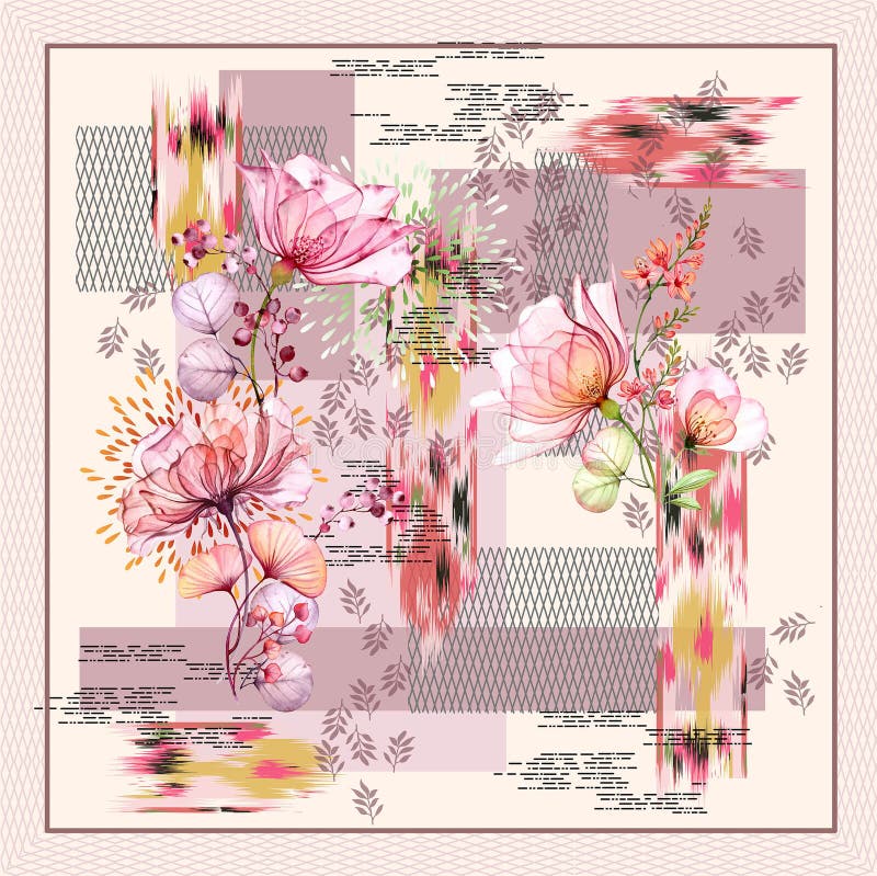 Fabrics creative design stock illustration. Illustration of celebrate ...