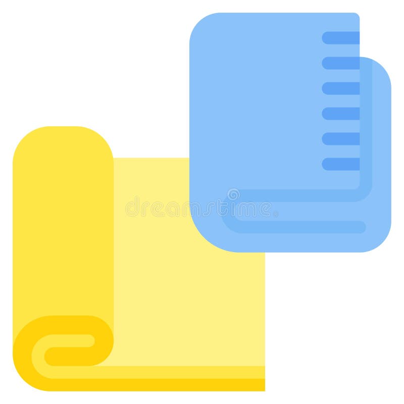 Fabrics Icon, Supermarket and Shopping Mall Related Vector Stock Vector ...