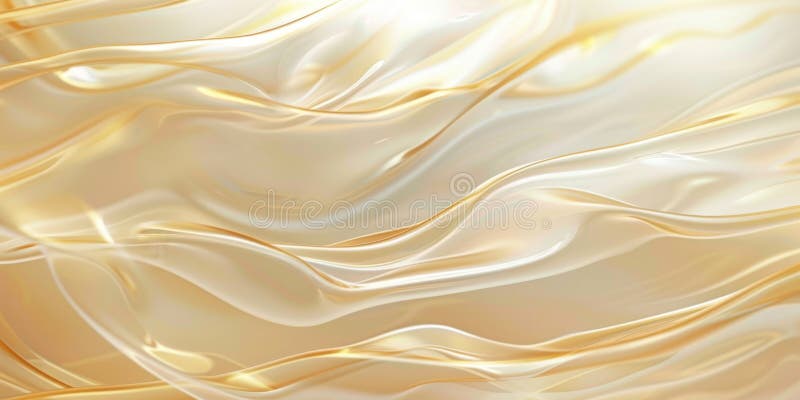 The Fabrics Silky Texture Blends Gold and Silver, Creating a ...