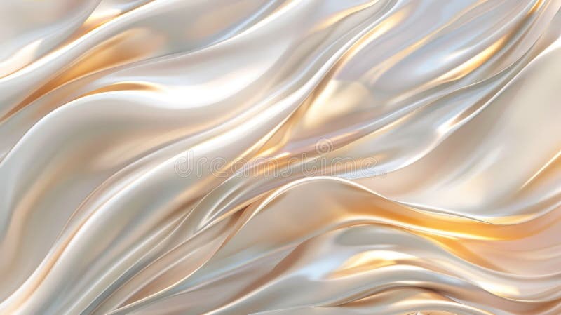 The Fabrics Silky Texture Blends Gold and Silver, Creating a ...
