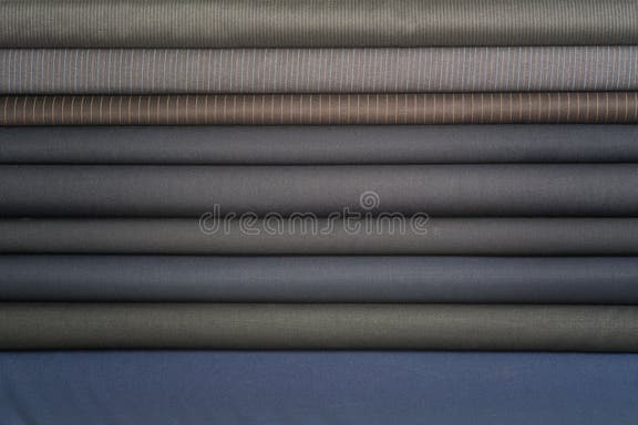 Fabrics Textile. Cotton Fabric Sample Stock Photo - Image of material ...