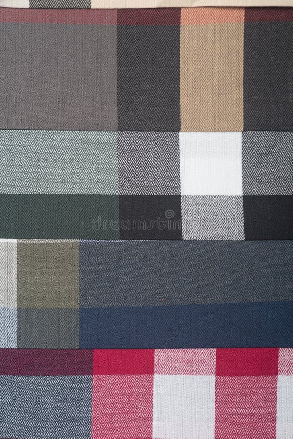 Fabrics Textile. Cotton Fabric Sample Stock Photo - Image of selection ...