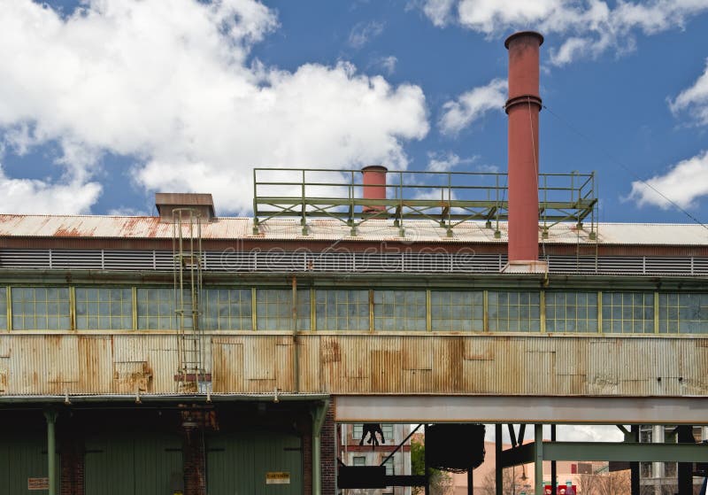 Fabriek stock afbeelding. Image of produceer, verontreiniging - 4938925