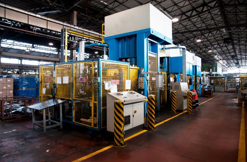 Fabriek: Wasmachinproductie Stock Foto - Image of technologie, arbeider ...