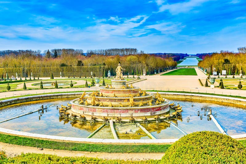 Fabulous, Royal Suburb of Paris - Versailles Stock Photo - Image of ...