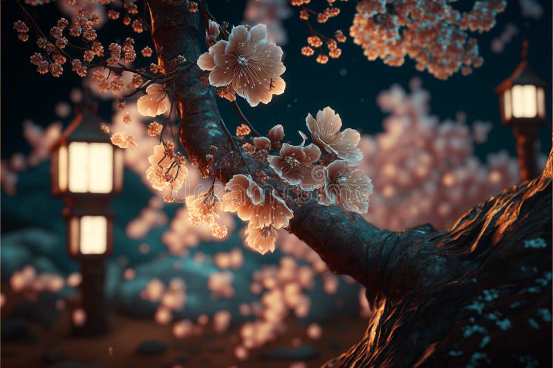 Fabulously Beautiful and Lovely Creative Cherry Blossom Stock ...