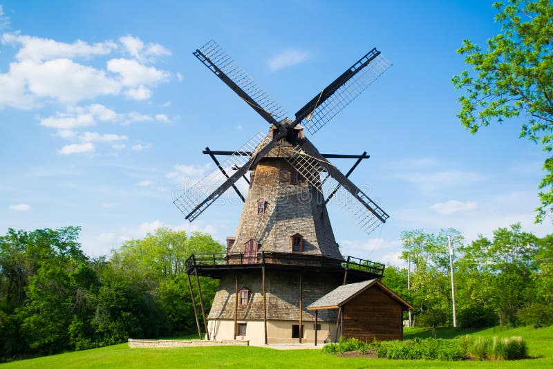Fabyan Windmill stock photo. Image of windmill, originally - 89282688