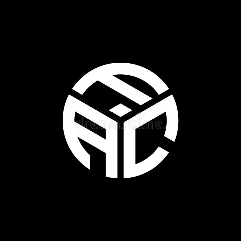 FAC Letter Logo Design on Black Background. FAC Creative Initials ...