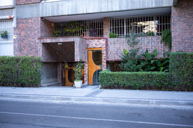 Facade of Access To a House from the Street Editorial Photo - Image of ...