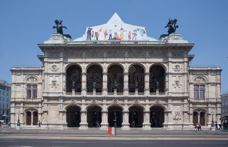 State Opera Vienna Austria stock image. Image of performance - 304772215
