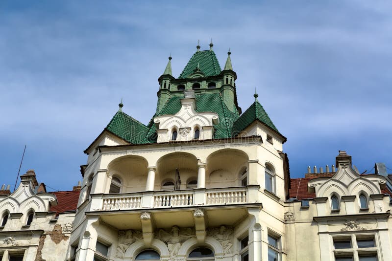 Facade of the Building in the Jewish Quarter Stock Image - Image of ...