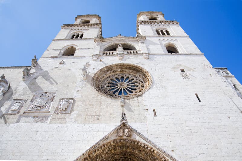 Cathedral of Altamura, Apulia in Italy Stock Image - Image of matera ...