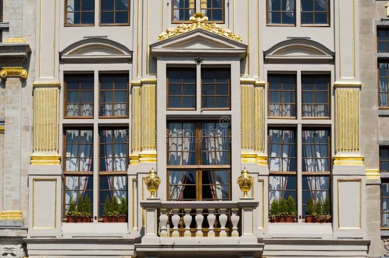 Facade of classic building stock photo. Image of gold - 61665374