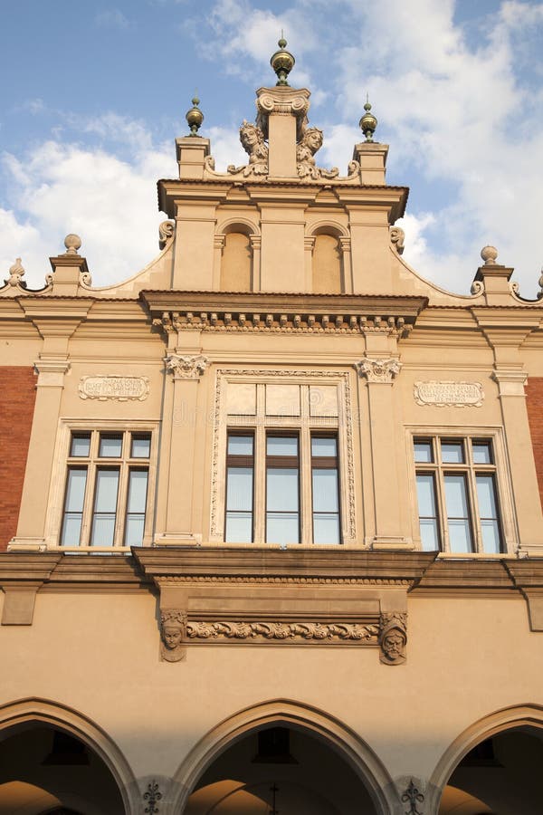 Facade of Cloth Hall; Krakow Stock Image - Image of plaza, poland: 36217667