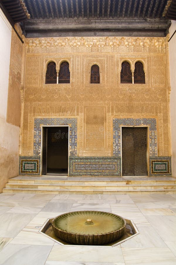 Facade of Comares stock photo. Image of lattice, historical - 27835252