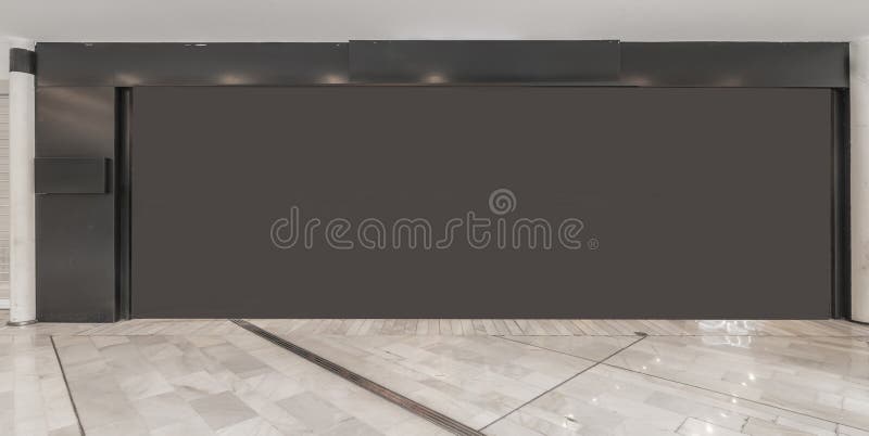 Facade of a Commercial Premises Inside a Shopping Center Stock Image ...