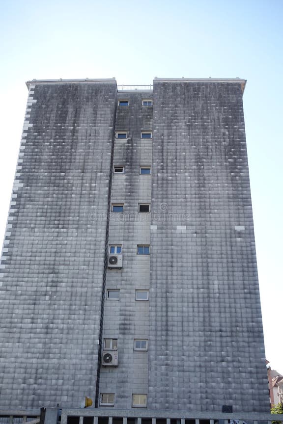 Facade Design of a Building Stock Photo - Image of inhabit, domicile ...