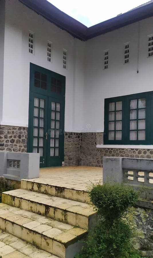 Facade Design or Front View of an Ancient Unique House Stock Photo ...