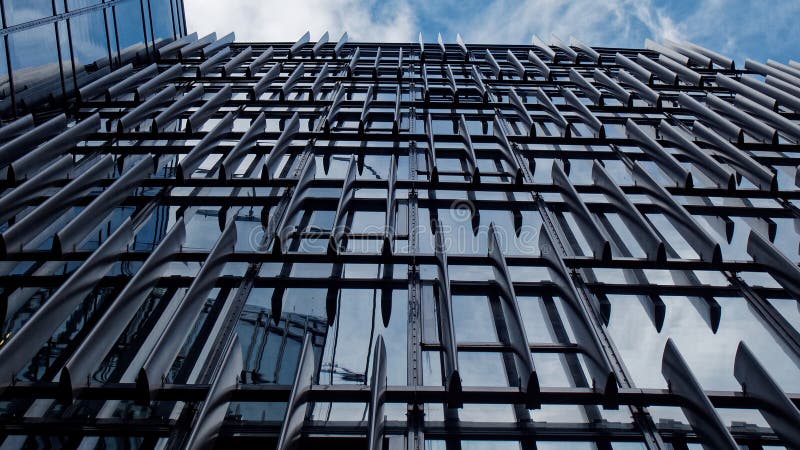 Facade Elements of Modern Buildings. Editorial Photography - Image of ...