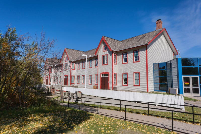 Facade of Fort Calgary Building in Calgary, Alberta, Canada Editorial ...