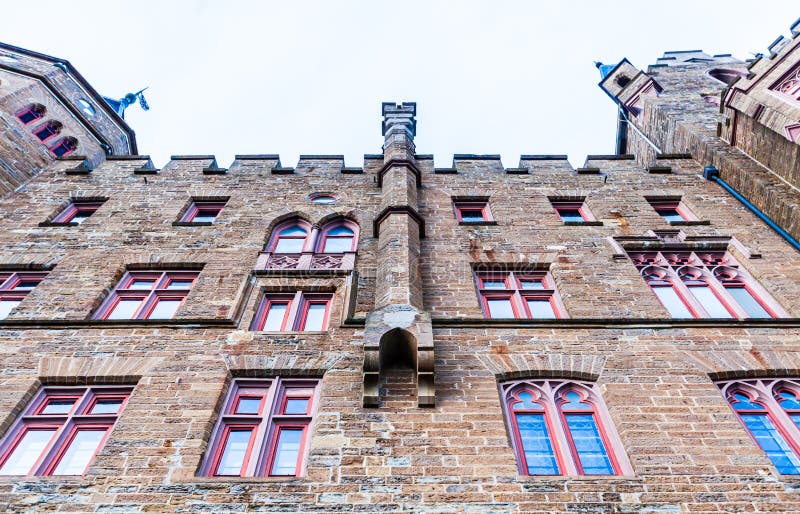 The Facade of German Castles. Stock Image - Image of natural, history ...