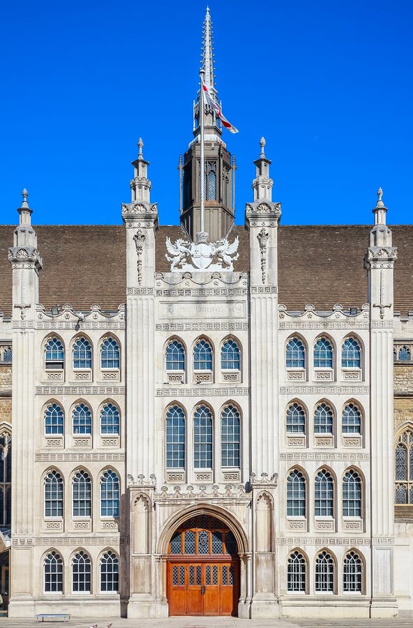 Exterior of Guildhall in the City of London, England Stock Photo ...