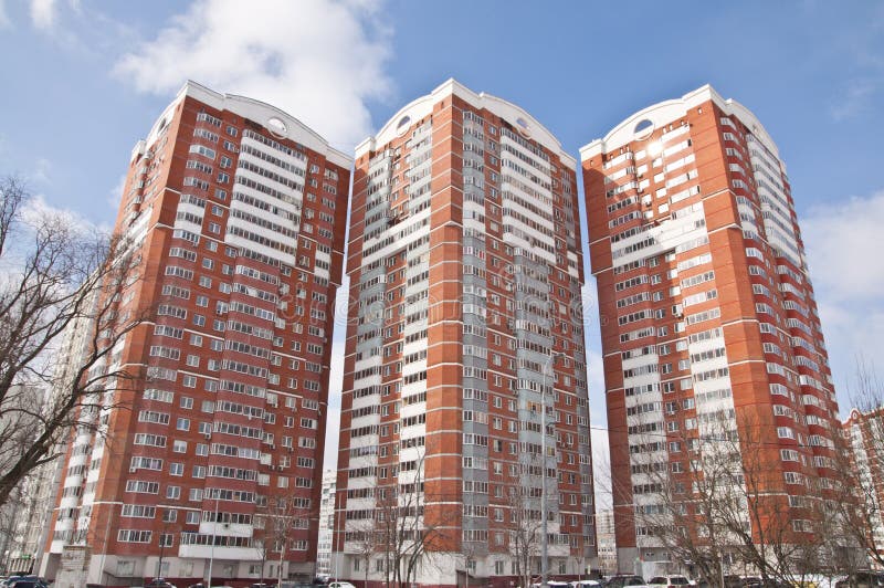 The Facade High-rise Apartment House Editorial Photography - Image of ...
