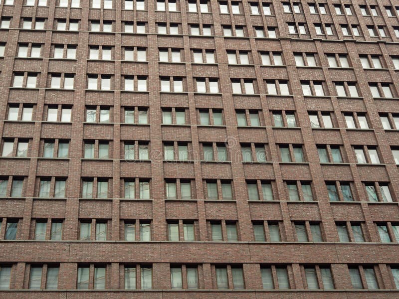 Facade of a High Rise Building. Stock Photo - Image of window, abstract ...