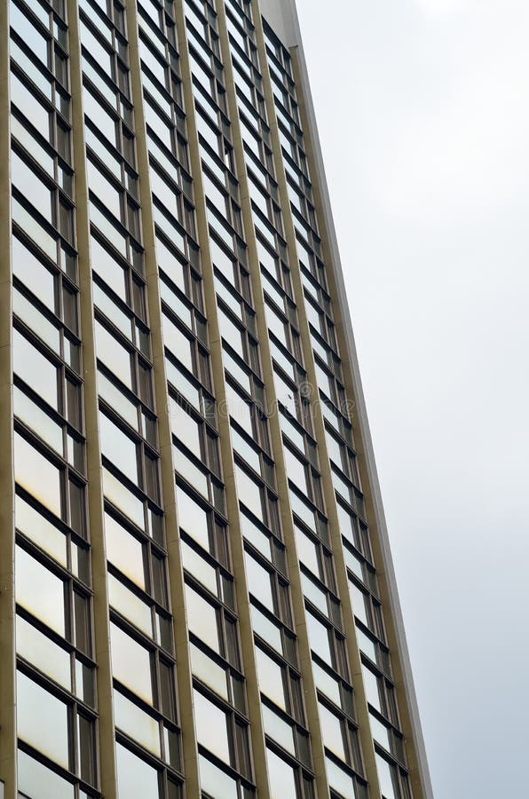 Facade of a High Rise Building Close Up Stock Photo - Image of scraper ...