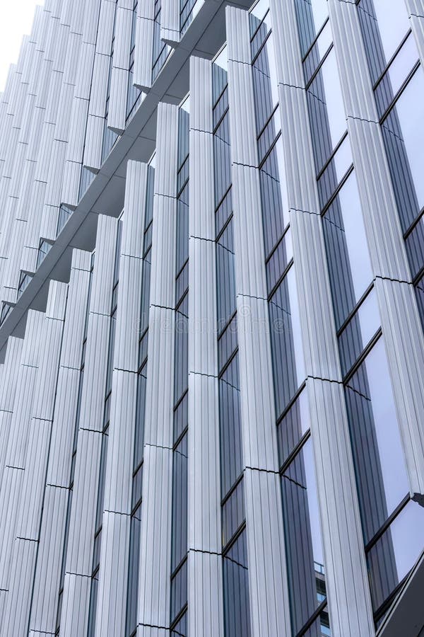 Facade of a High-rise Building with Metal Structures Stock Photo ...