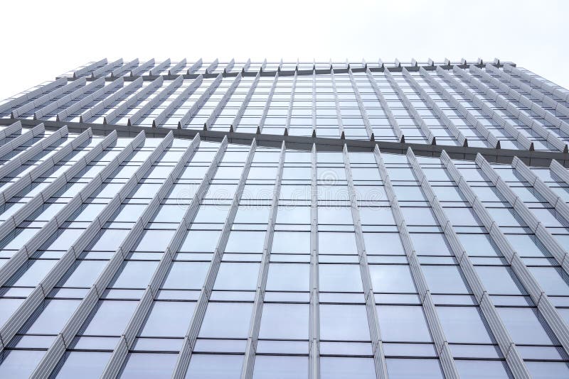 Facade of a High-rise Building with Metal Structures Stock Photo ...