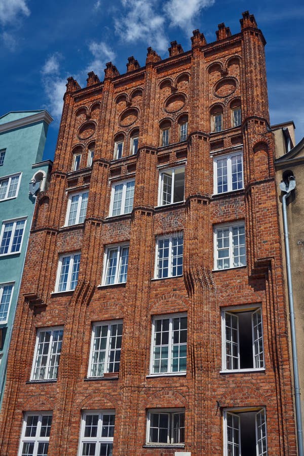 Facade Historic Gothic Building Stock Photo - Image of wood, wall: 74451126