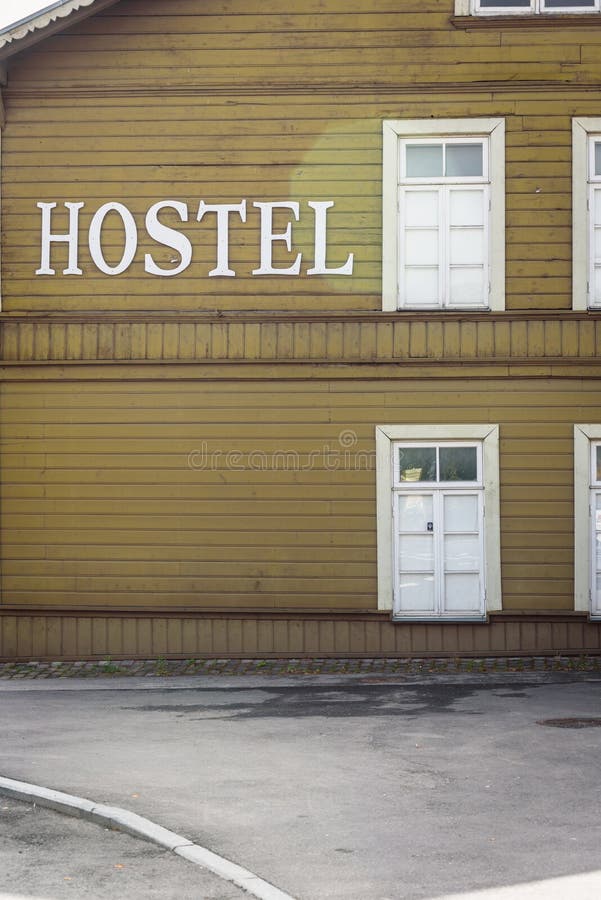 Facade of hostel stock image. Image of europe, center - 142619345