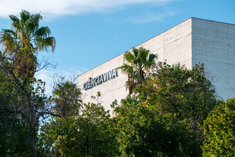 Facade of the Interactive Science Museum with Educational Exhibits ...