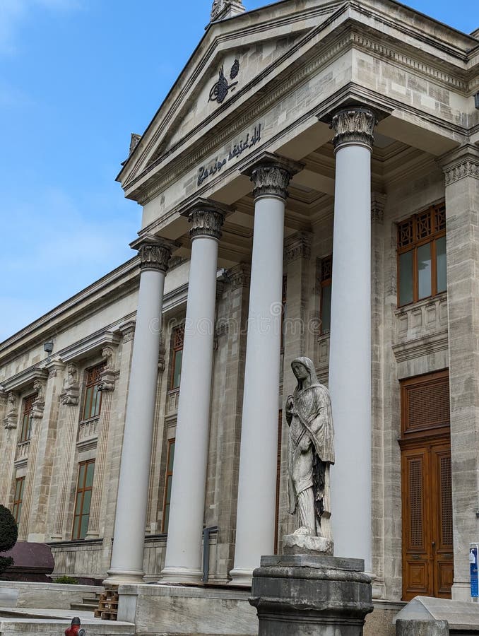 Facade of Istanbul Archaeological Museum in Turkey Editorial Image ...