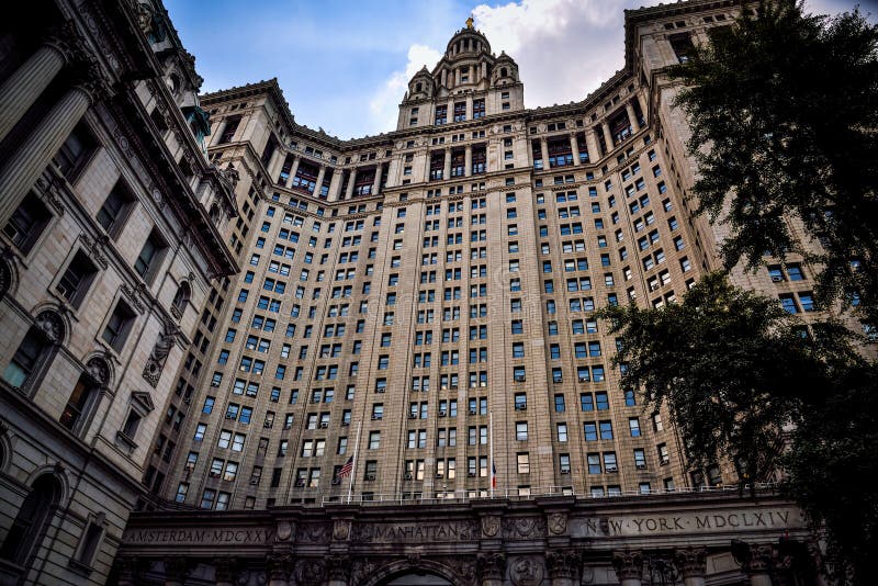 The Facade of Manhattan Municipal Building - New York, USA Editorial ... The Facade of Manhattan Municipal Building - New York, USA Editorial ...