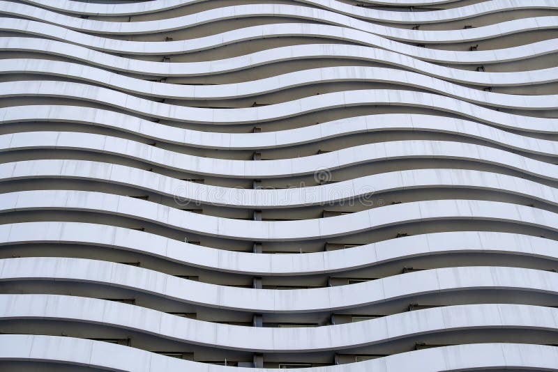 Facade of a Modern Apartment Building, Exterior and Architecture Design ...